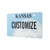Kansas Custom License Plate | Zazzle