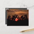 Kansas Farm Equipment Silhouette Post Card | Zazzle