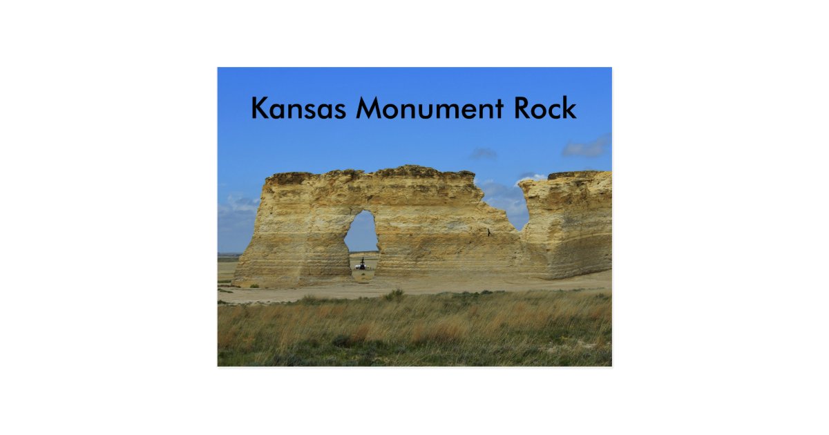 Kansas Monument Rock POST CARD | Zazzle.com