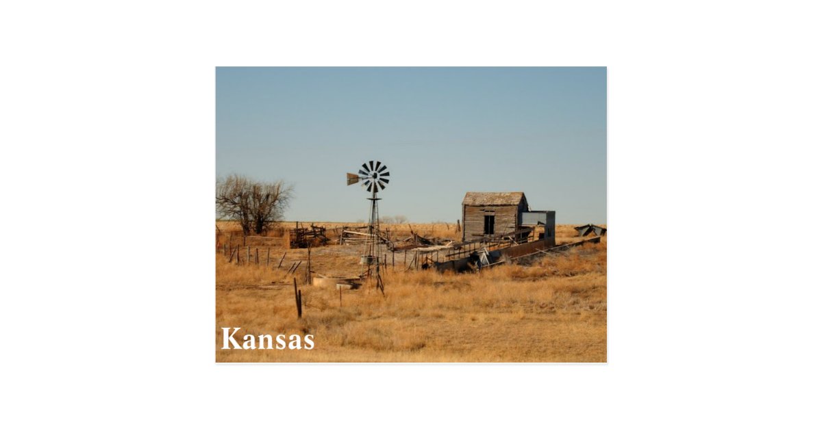 Kansas Postcard | Zazzle.com