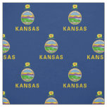 Kansas State Flag Fabric | Zazzle