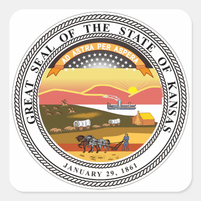 Kansas State Seal | Zazzle