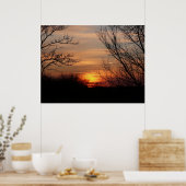 Kansas Sunset Poster | Zazzle