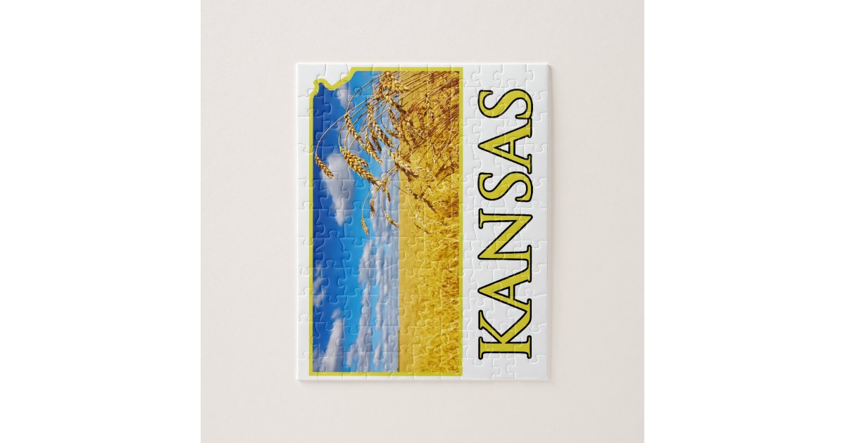 Kansas Wheat Field Jigsaw Puzzle | Zazzle