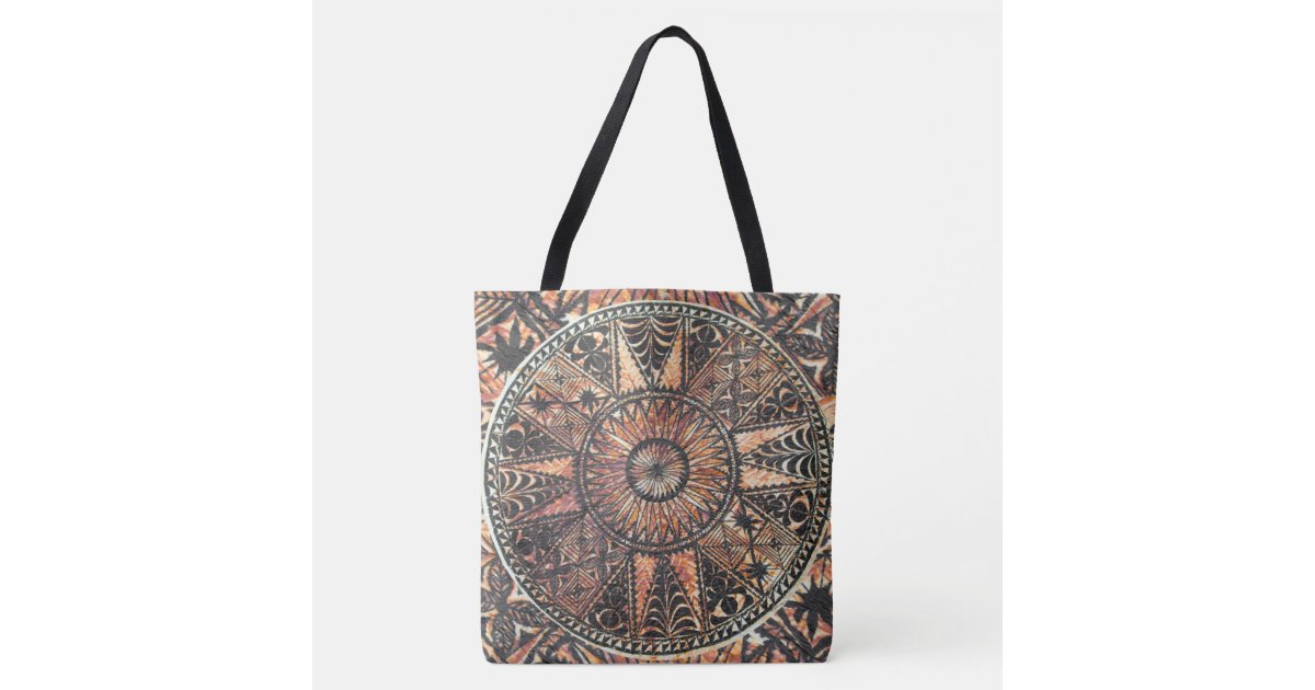 Kapa Primitive Hawaiian Tattoo Tapa Beach Bag | Zazzle