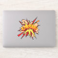 KAPOW Fun Retro Comic Book Pop Art Sticker | Zazzle