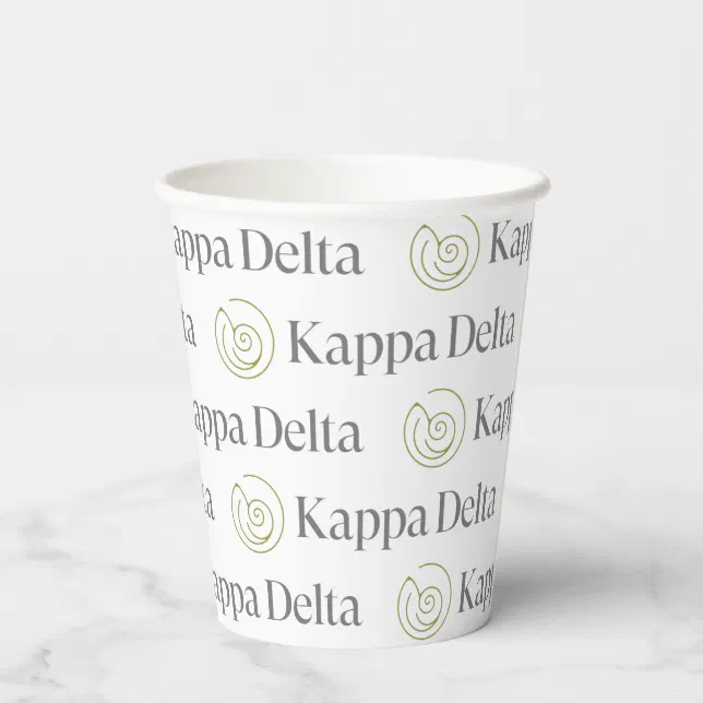 Kappa Delta Sorority Official Logo Design Paper Cups | Zazzle
