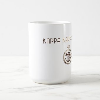 Kappa Kappa Chino, Coffee Mug Design | Zazzle