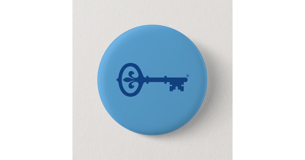 Kappa Kappa Gama Key Symbol Button | Zazzle