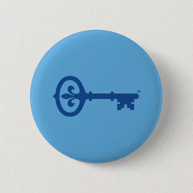 Kappa Kappa Gama Key Symbol Button | Zazzle