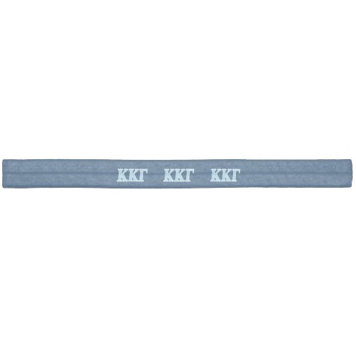 Kappa Kappa Gamma Baby Blue Letters Hair Tie | Zazzle