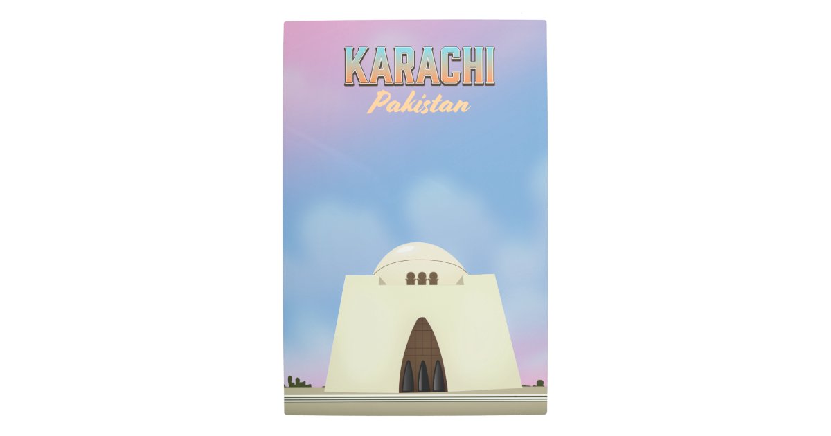 Karachi Pakistan travel poster | Zazzle