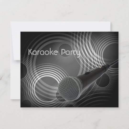 Karaoke Party Invitation | Zazzle.com