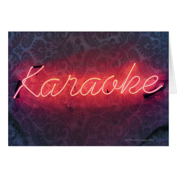 Karaoke Sign | Zazzle
