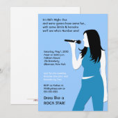 KARAOKE Singing Party Girls Night Out Birthday Invitation | Zazzle