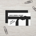 Karate Belt, Karate Sensei Business Card | Zazzle
