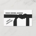 Karate Belt, Karate Sensei Business Card | Zazzle