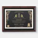 Karate Black Belt Certificate Award Plaque | Zazzle