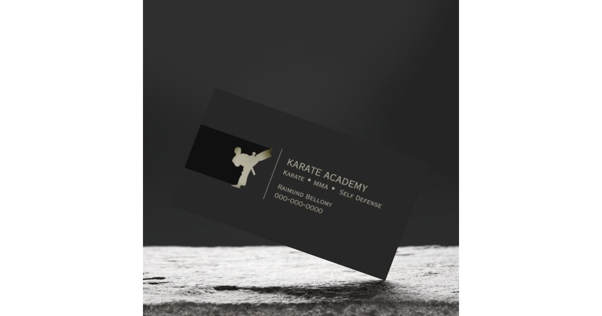 Karate Business Card | Zazzle