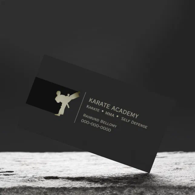 Karate Business Card | Zazzle