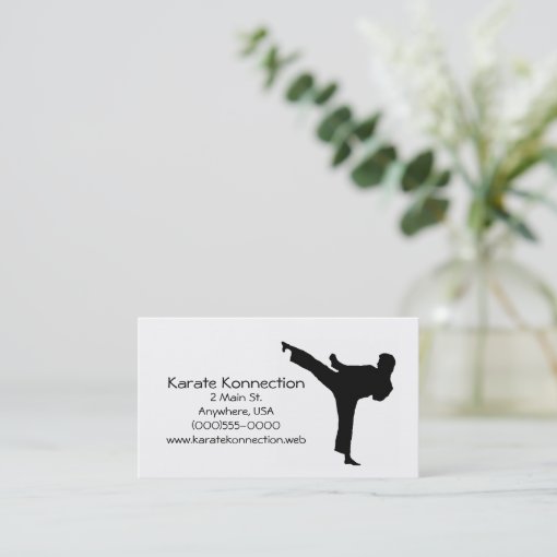 Karate Business Cards | Zazzle