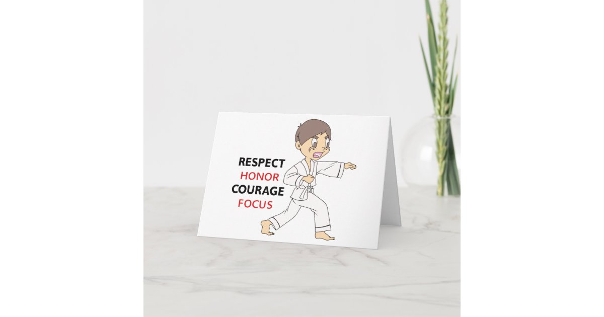 Karate Card | Zazzle