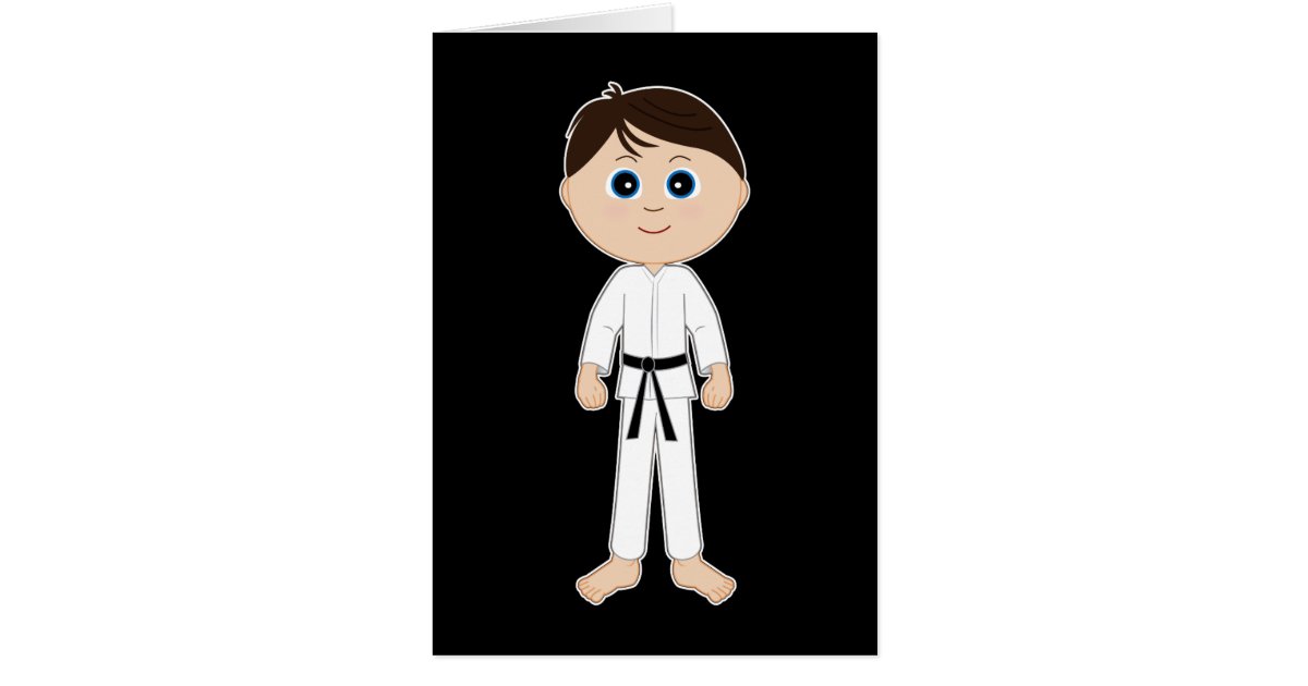 Karate Congratulations Black Belt Card | Zazzle.com
