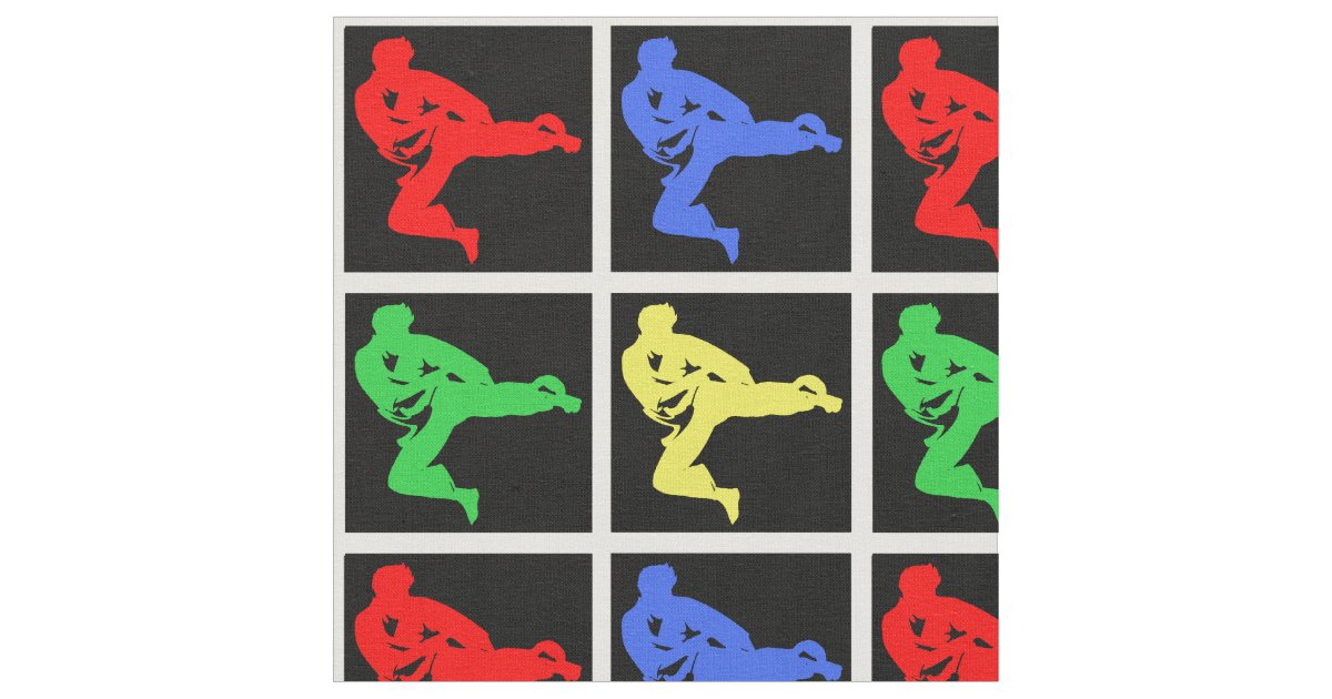 Karate Fabric | Zazzle