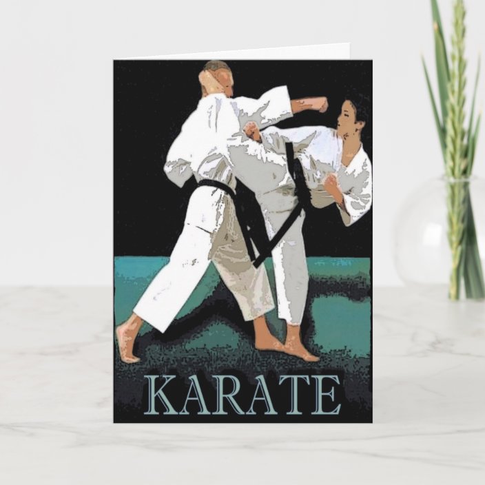 Karate Greeting Card | Zazzle.com