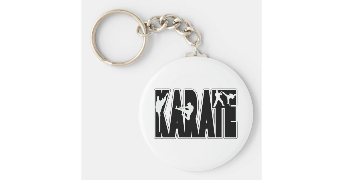 KARATE KEYCHAIN | Zazzle