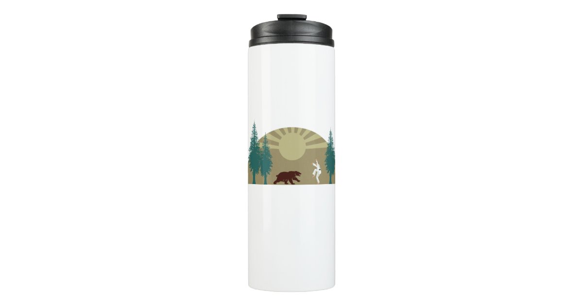 Karate Kick Bear Thermal Tumbler | Zazzle