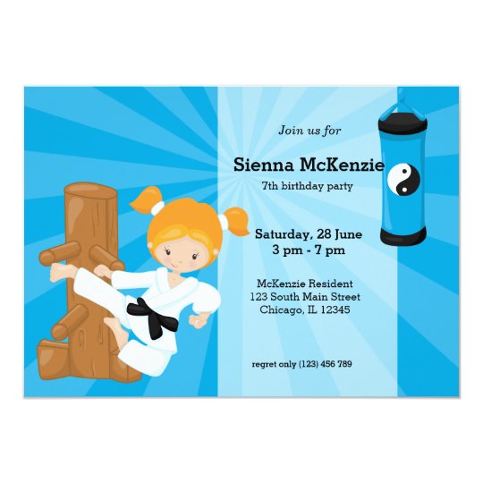 Karate Kids Invitation | Zazzle.com