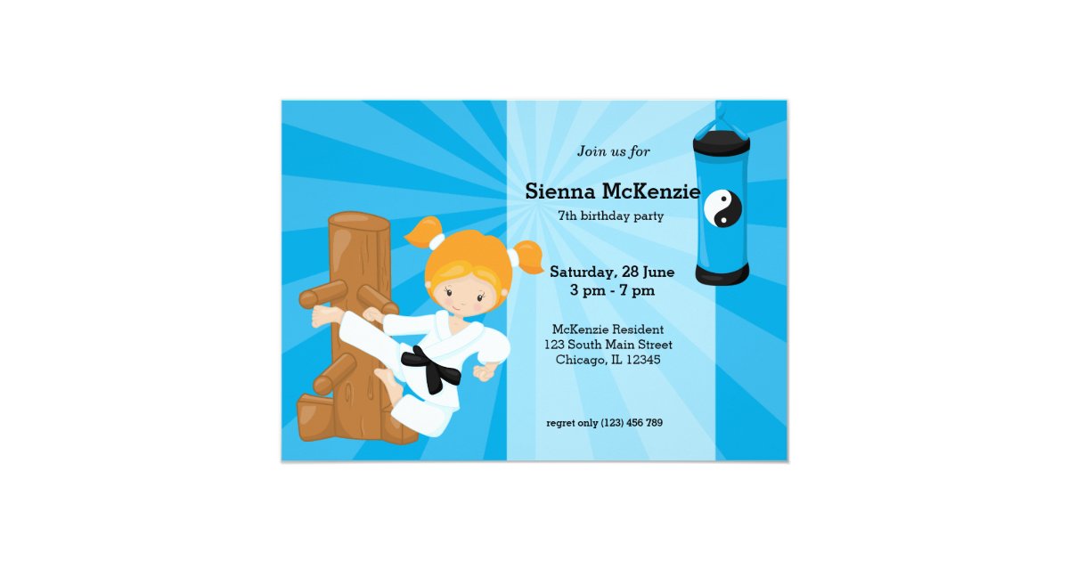 Karate Kids Invitation | Zazzle.com