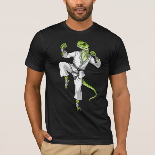 Karate Lizard T-Shirt | Zazzle.com