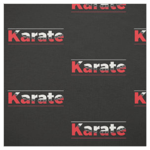 Martial Arts Karate Taekwondo Kung Fu Studio Owner Fabric | Zazzle