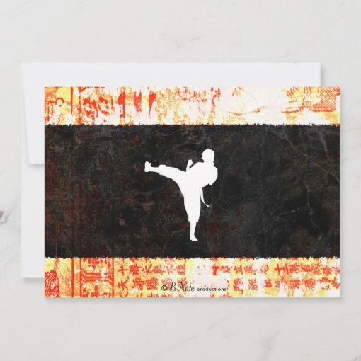Karate Party Invitation | Zazzle