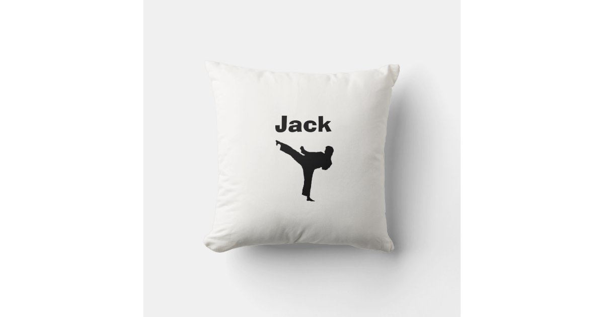 Karate Personalized Pillow | Zazzle