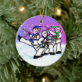 Karate Snowmen with Weapons Ornament Round | Zazzle