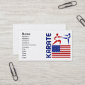 Karate United States Business Card | Zazzle