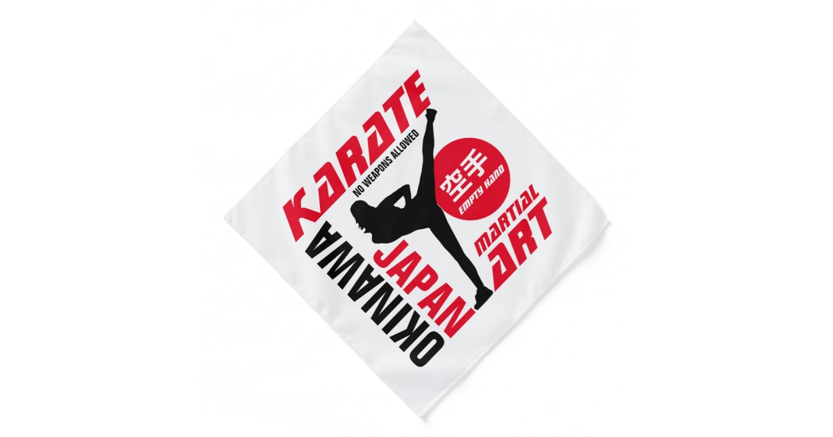 Karate Woman Bandana | Zazzle