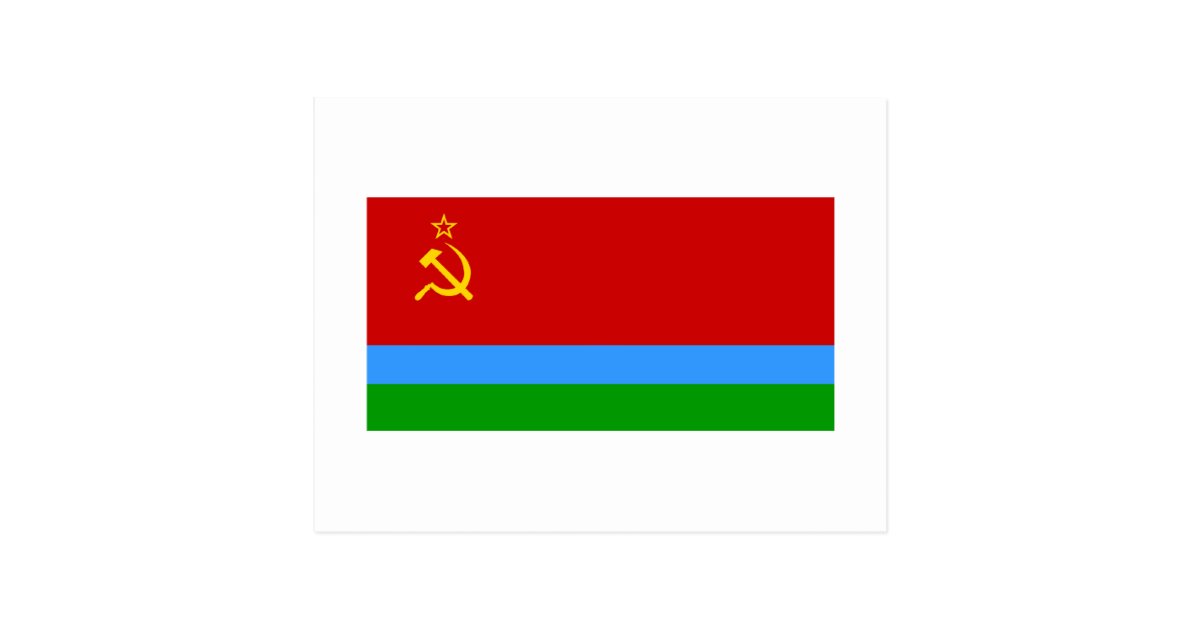 Karelo-Finnish SSR Flag Postcard | Zazzle.com