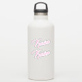 Karina Decorative Name in Pink x2 Sticker | Zazzle