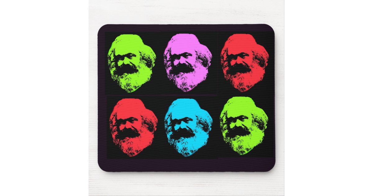 Karl Marx Collage Mouse Pad | Zazzle