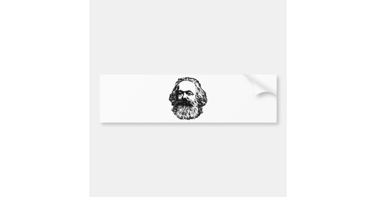 Karl Marx - Communism Bumper Sticker | Zazzle