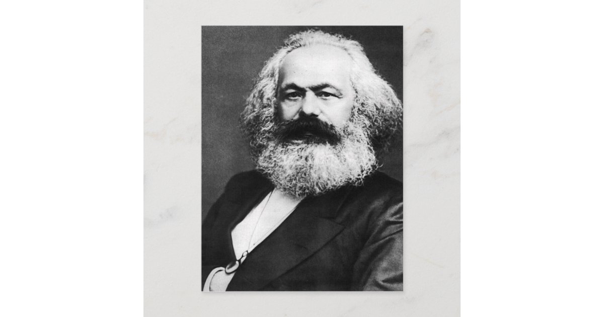 karl marx postcard | Zazzle