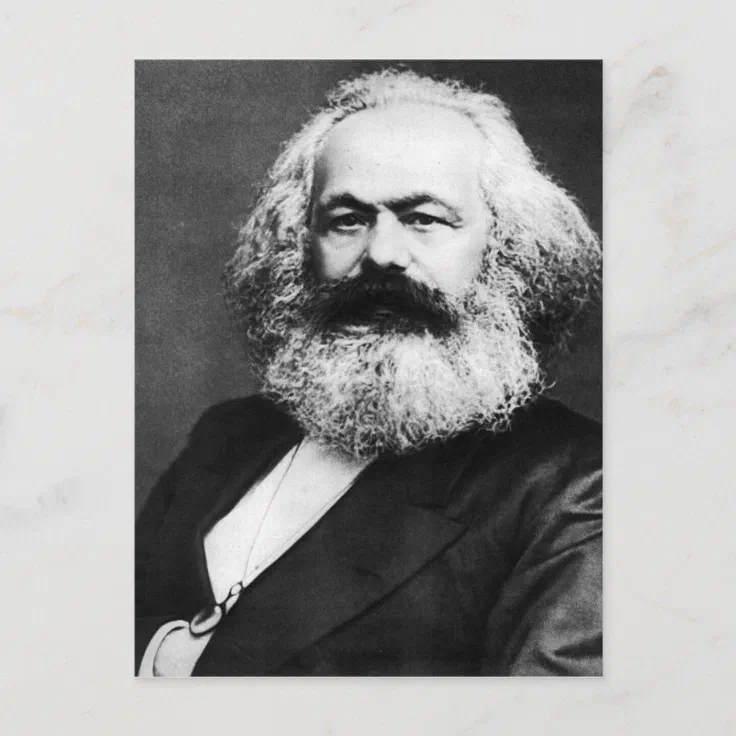 karl marx postcard | Zazzle
