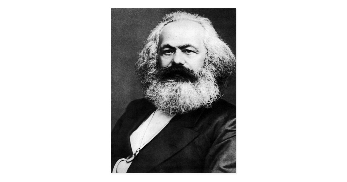 karl marx postcard | Zazzle.com