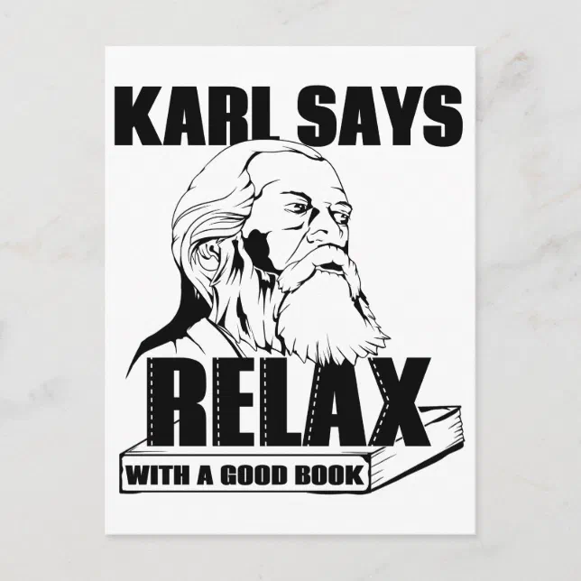 Karl Marx Postcard | Zazzle