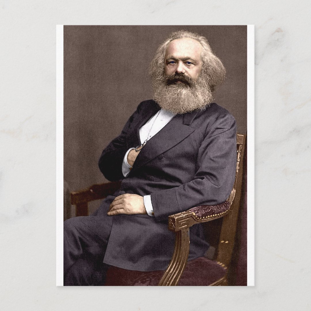 Karl Marx Postcard | Zazzle