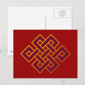 Karma ... Endless Knot or Eternal Knot Postcard | Zazzle